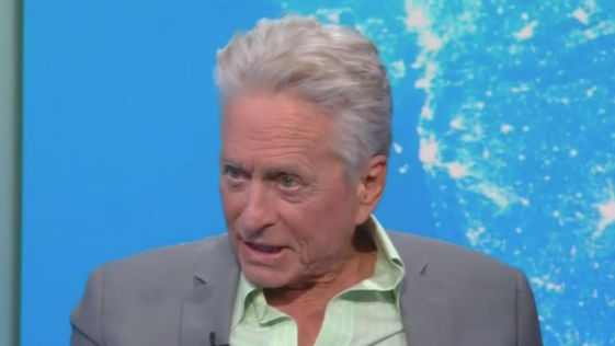 Paid Actor Michael Douglas says Biden is "sharp as a tack" in CNN interview